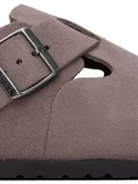 Birkenstock | Shoes | Birkenstock London Leather Faded Purple Regular ...